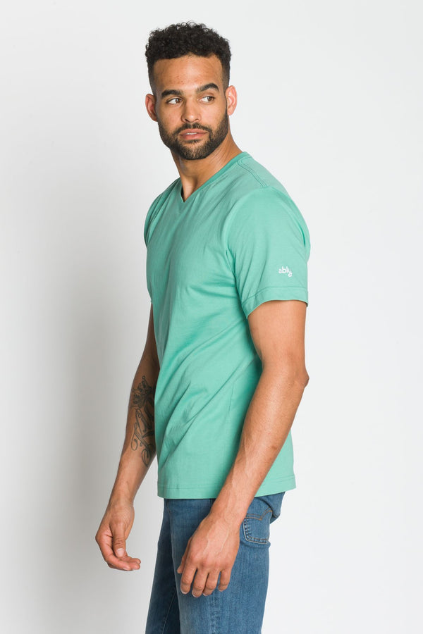 Jamison | Men's Anti-Stain V-neck Tee – Ably Apparel