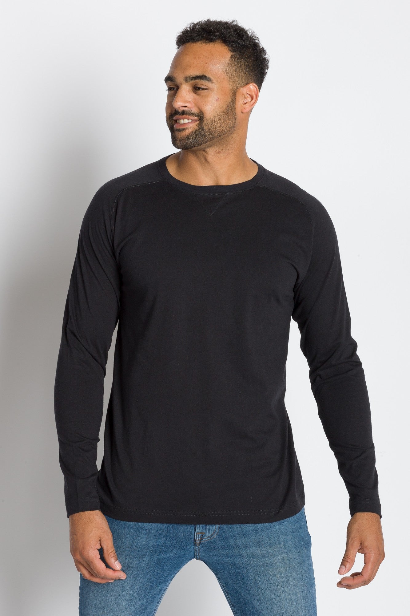 Papa | Men's Raglan Long Sleeve Tee – Ably Apparel